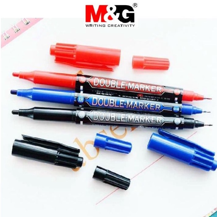 M&G Double Marker Twin Tip (1PC) | Shopee Malaysia