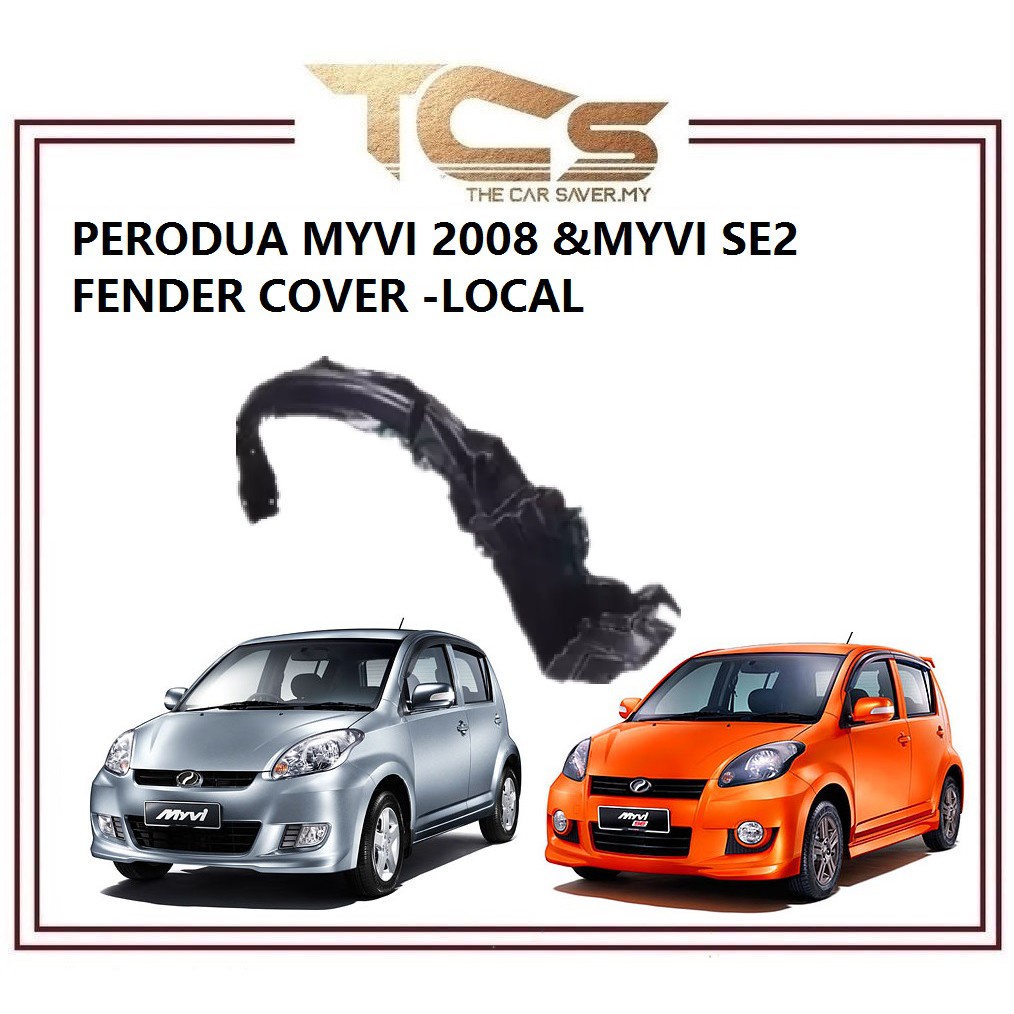 PERODUA MYVI OLD SE1/SE2 FENDER COVER LINER DAUN PISANG-Genuin/Local ...