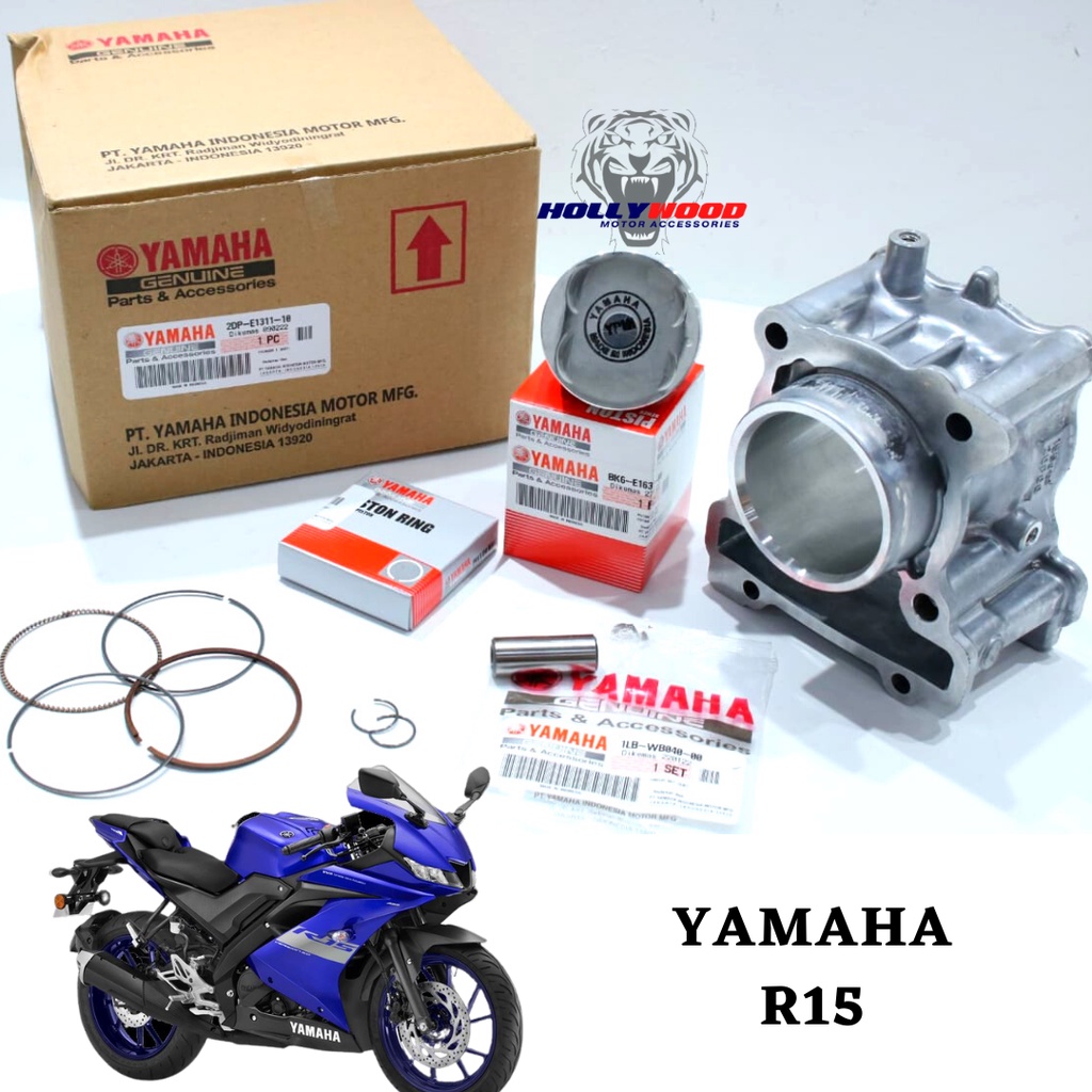 YAMAHA LC135 FZ150 Y15 Y16 R15 MT15 NMAX155 NVX155 CYLINDER BLOCK SET ...