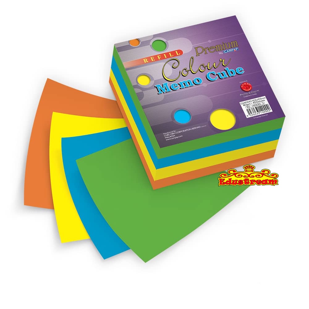 READY STOCK!! Memo Cube Refill Colour (CA4000) | Shopee Malaysia