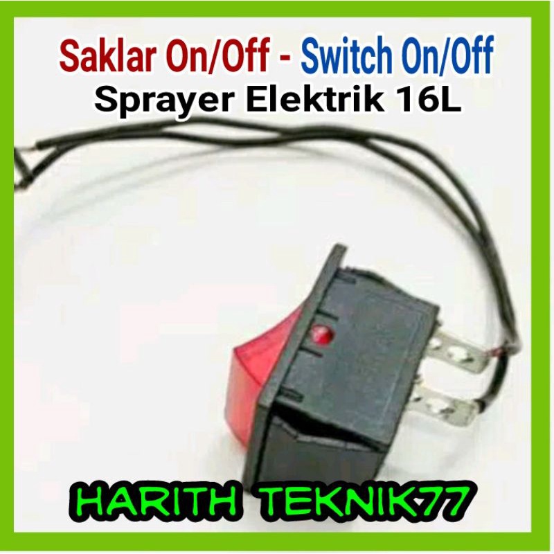 MESIN Sprayer SWITCH SWITCH ON OFF ELECTRIC SPRAYER Pest Spray Machine ...