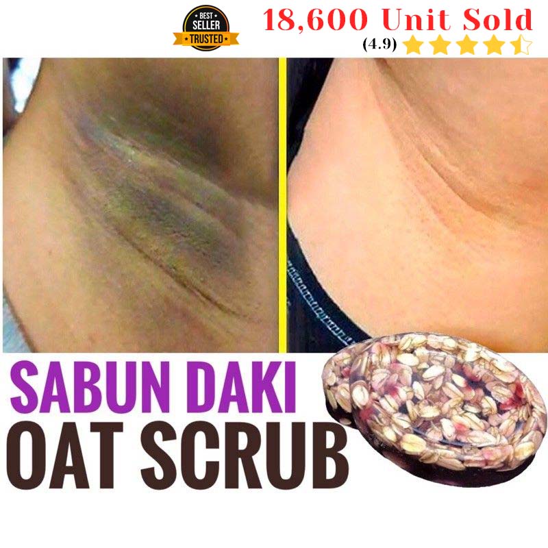 Sabun daki oat scrub soap sabun oat skrub tanggal buang daki degil ...