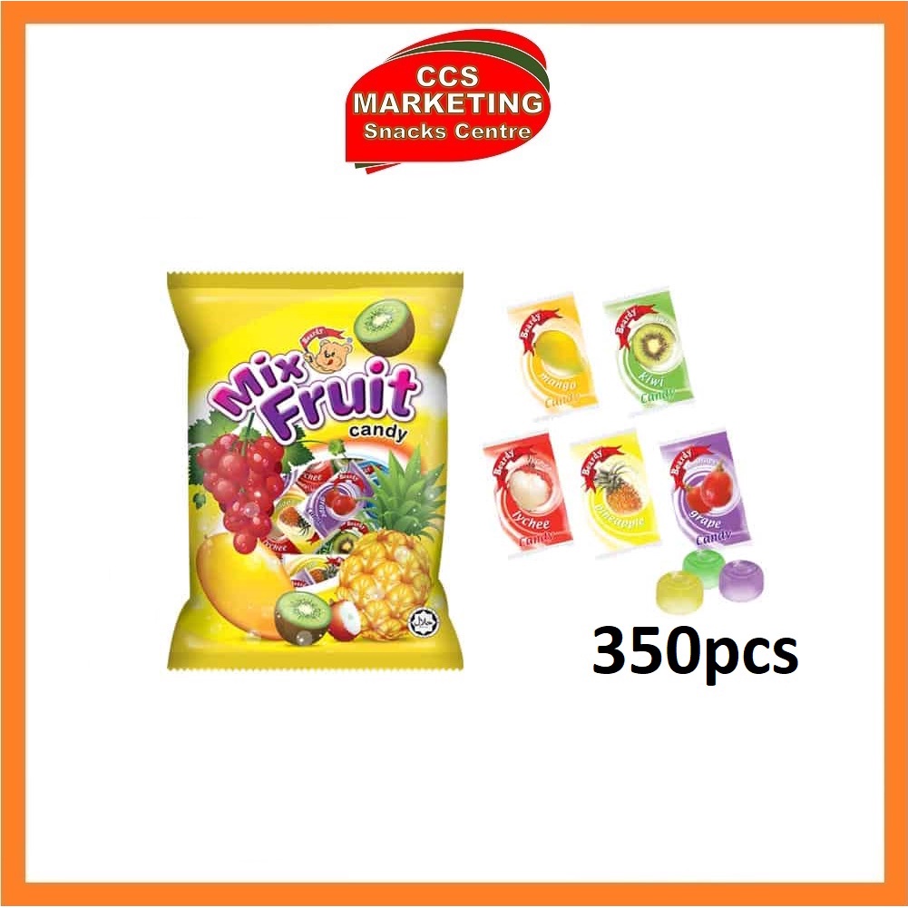 CCS Beardy Mix Fruit Candy ( 350pcs ) | Shopee Malaysia
