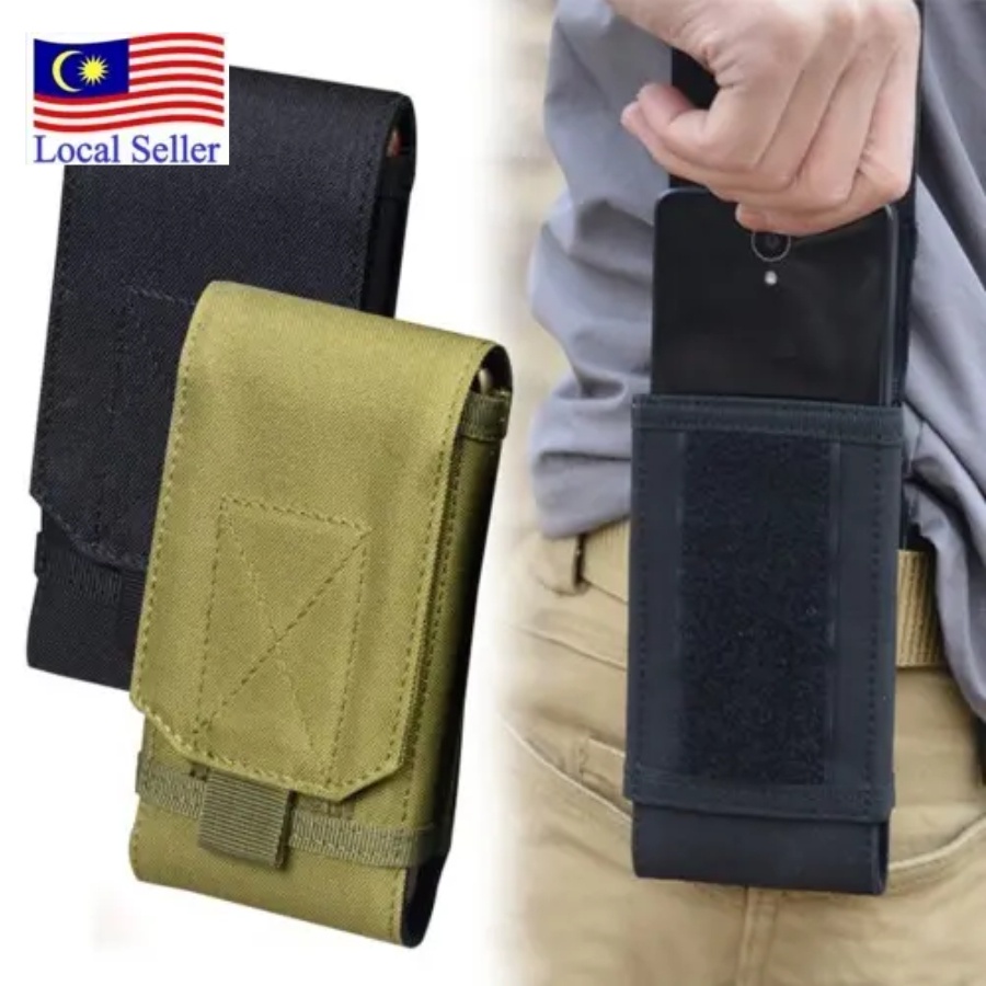 Phone Bag Tactical Waist Mobile Phone Pouch Belt Bag Molle Carrying ...