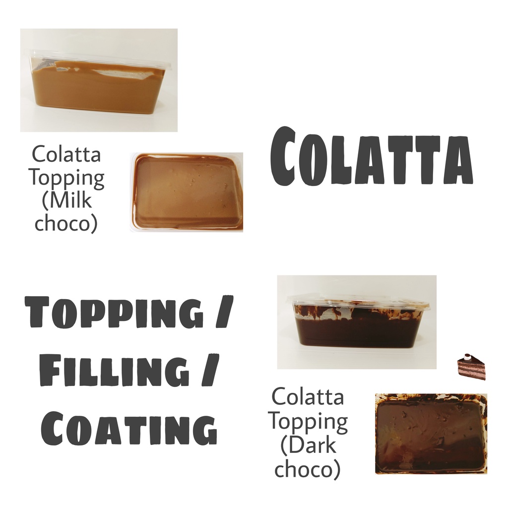 [Ready Stock] [BUY 1 FREE 1]Colatta Topping / Filling / Coating 500g ...