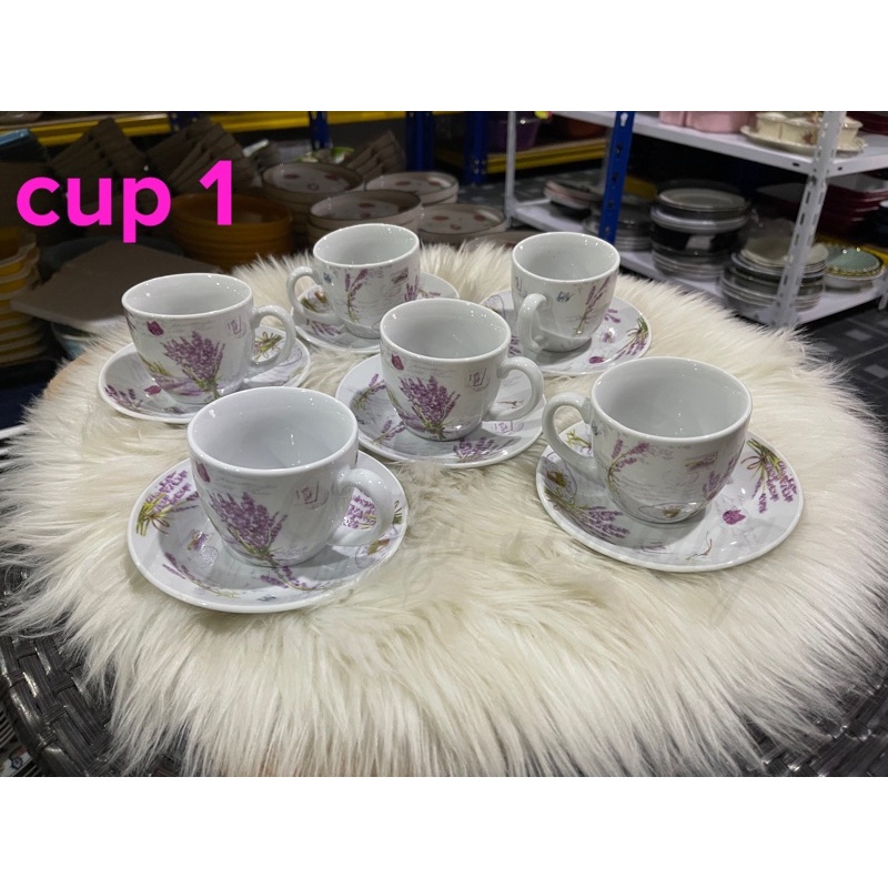 🔥READY STOK🔥Set Cawan Bunga Dan set Moden cup | Shopee Malaysia