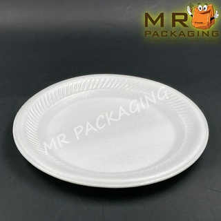 Polystyrene 7" Foam Plate [ 100pcs± ] Polistrin Piring - Polisterin ...