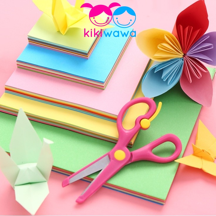 Origami Craft Paper Crane Square Craft 100pcs | Shopee Malaysia