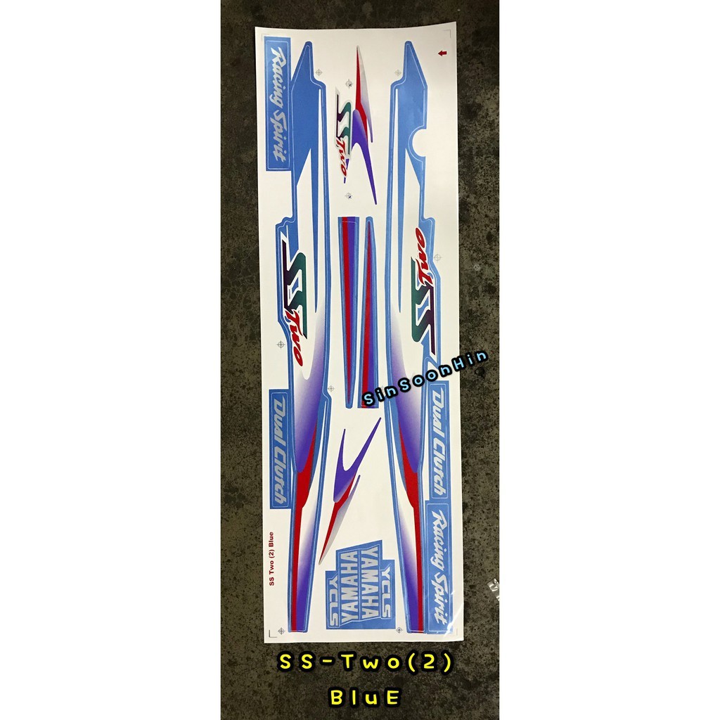 YAMAHA SS TWO / SS2 (2) Body Sticker / Stripe | Shopee Malaysia