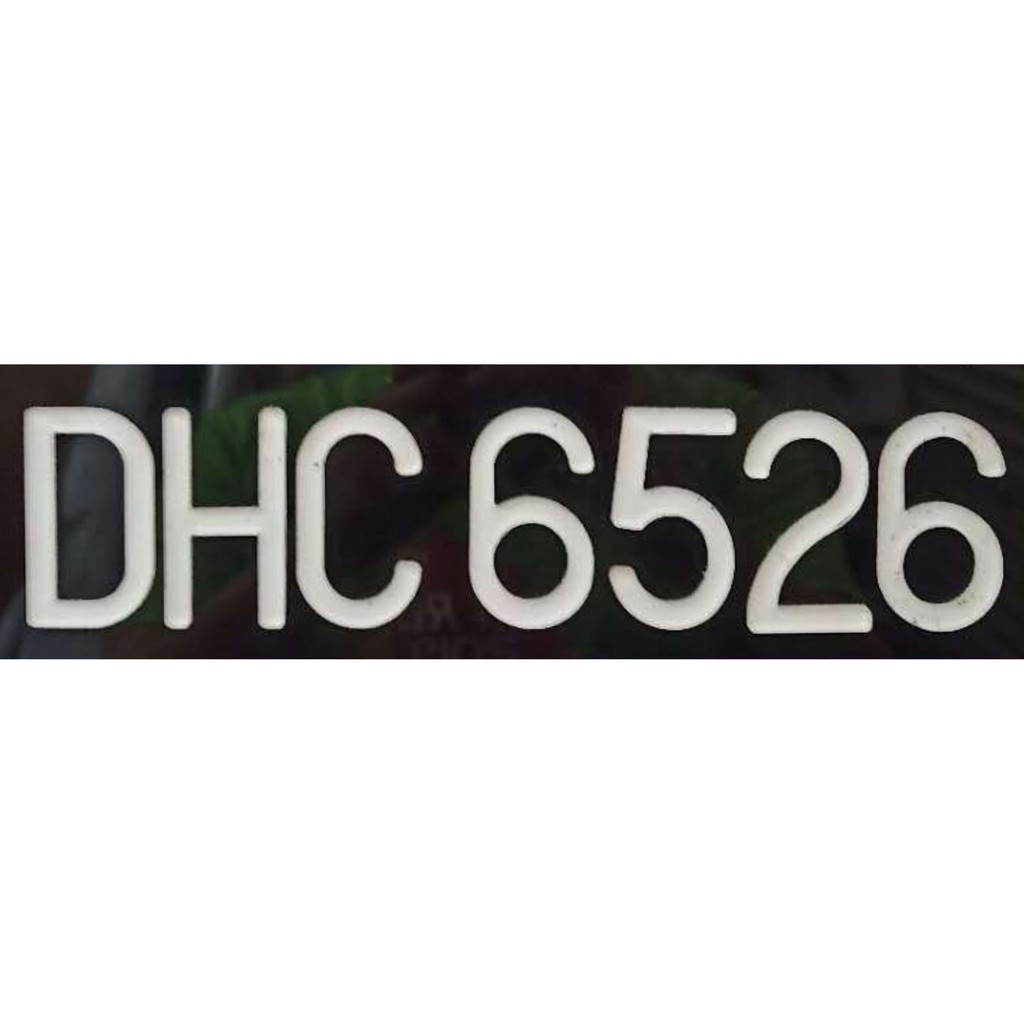 Crystal number plate (custom made) | Shopee Malaysia