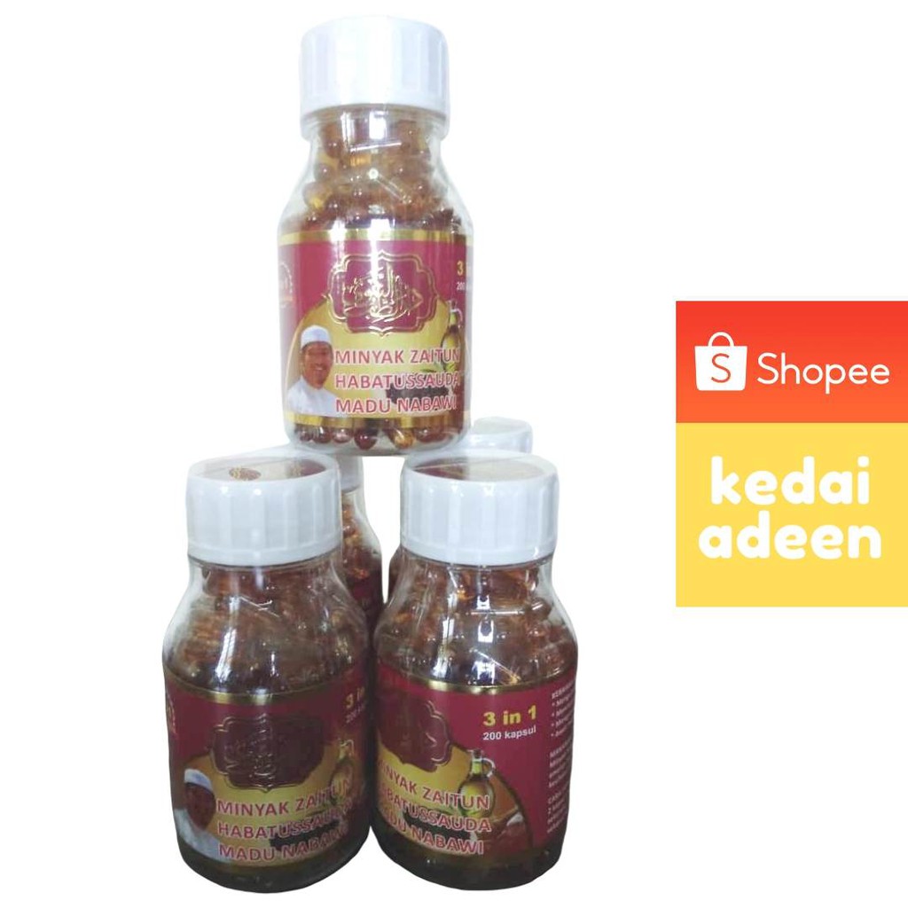 HABATUS SAUDA 3 IN 1 200 CAPSULES | Shopee Malaysia