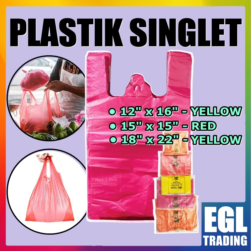 🇲🇾Ready Stock🇲🇾Best Value Offer💥Local Made💥JCP Singlet Plastic Bag/Beg ...
