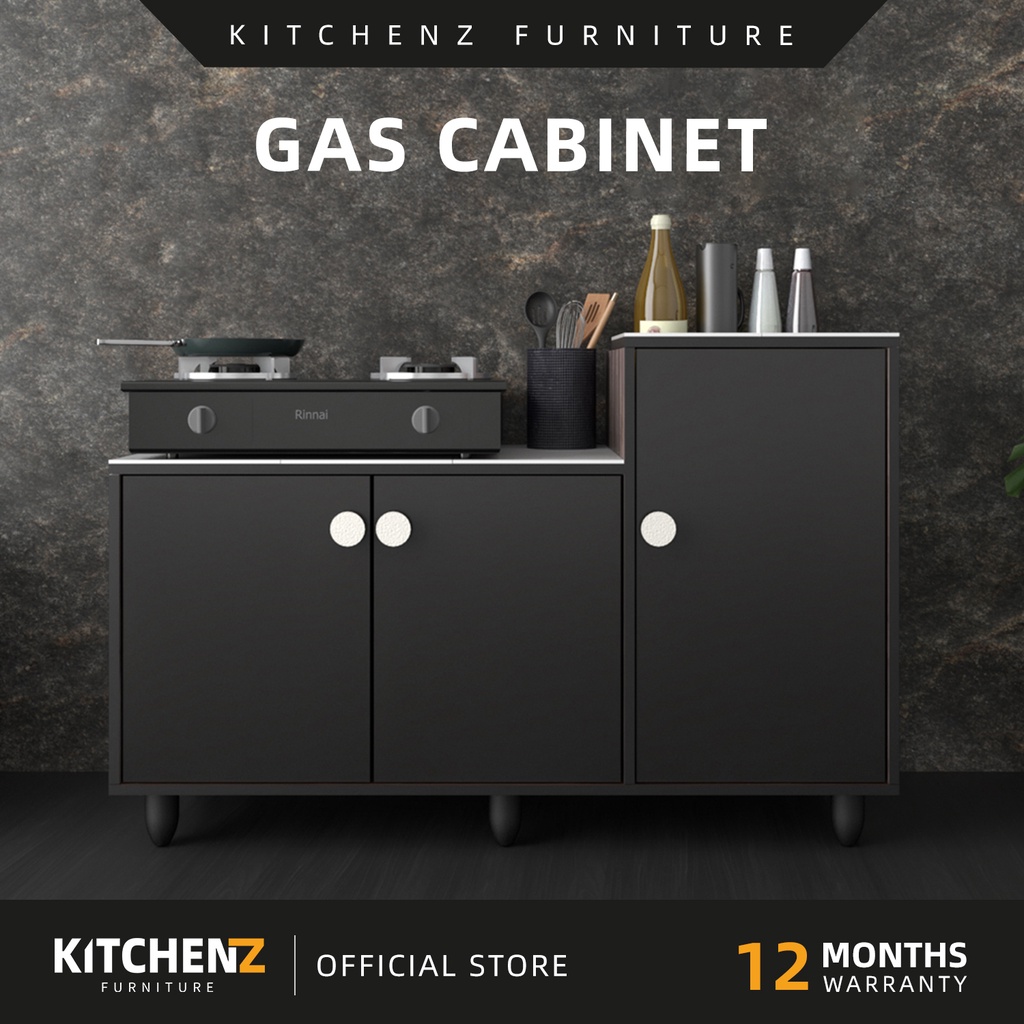 KitchenZ Gas Cabinet Kitchen Storage with Mosaic Top Kabinet dapur ...