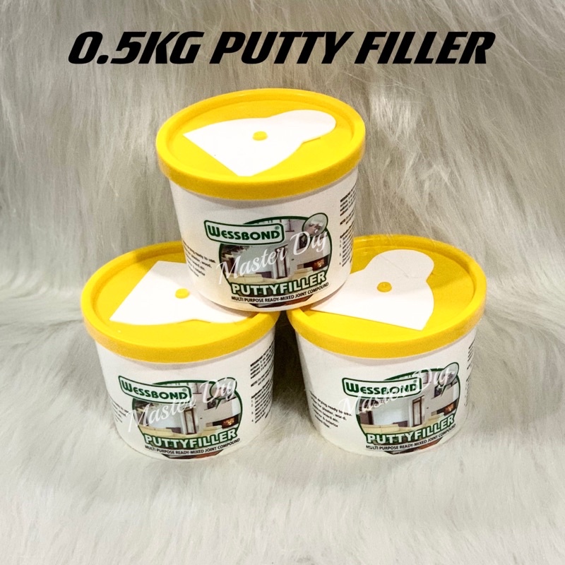 ‼️READY STOCK‼️0.5KG WALL PUTTY FILLER 500G FOR WALL CRACK GAP DEMPUL ...
