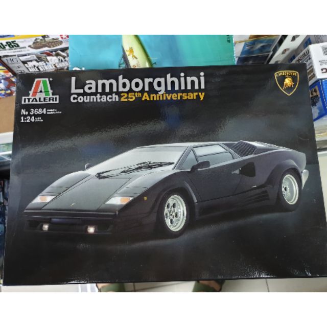 Italeri 3684 1/24 Lamborghini countach 25th anniversary | Shopee Malaysia