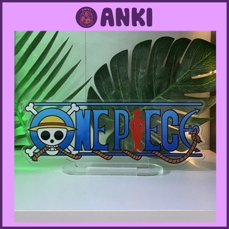 Onepiece logo standee, 2D logo model, mica standee for collection, gift ...