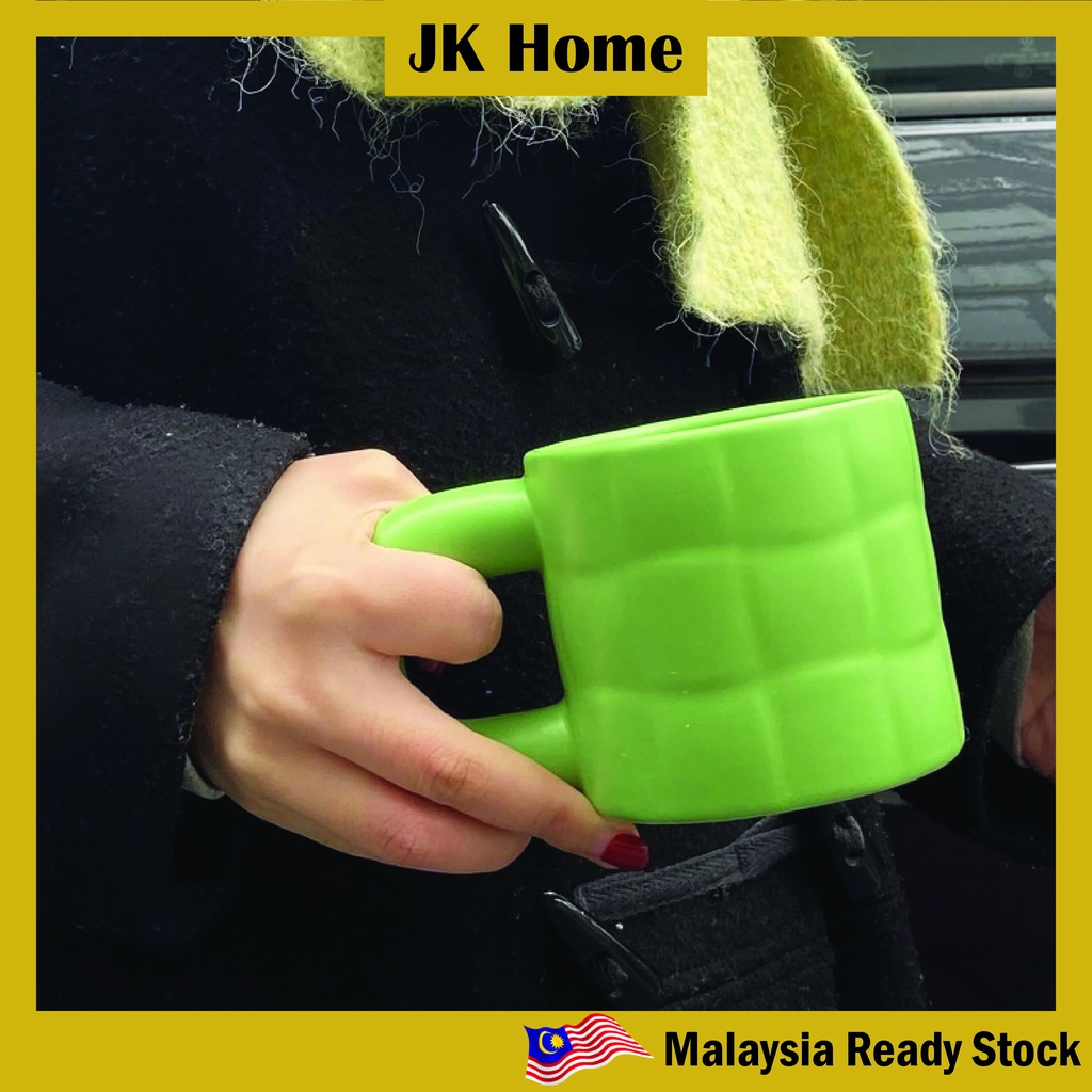 JK Home Classy Chubby Fat Handle Ceramic Mug | READY STOCK | Shopee ...