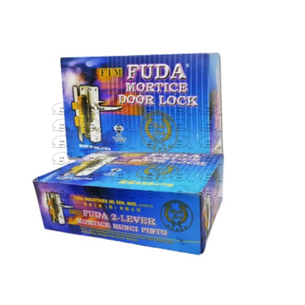 FUDA 2-LEVEL MORTICE DOOR LOCK MORTISE DOOR LEVEL HANDLE LOCK KUNCI ...