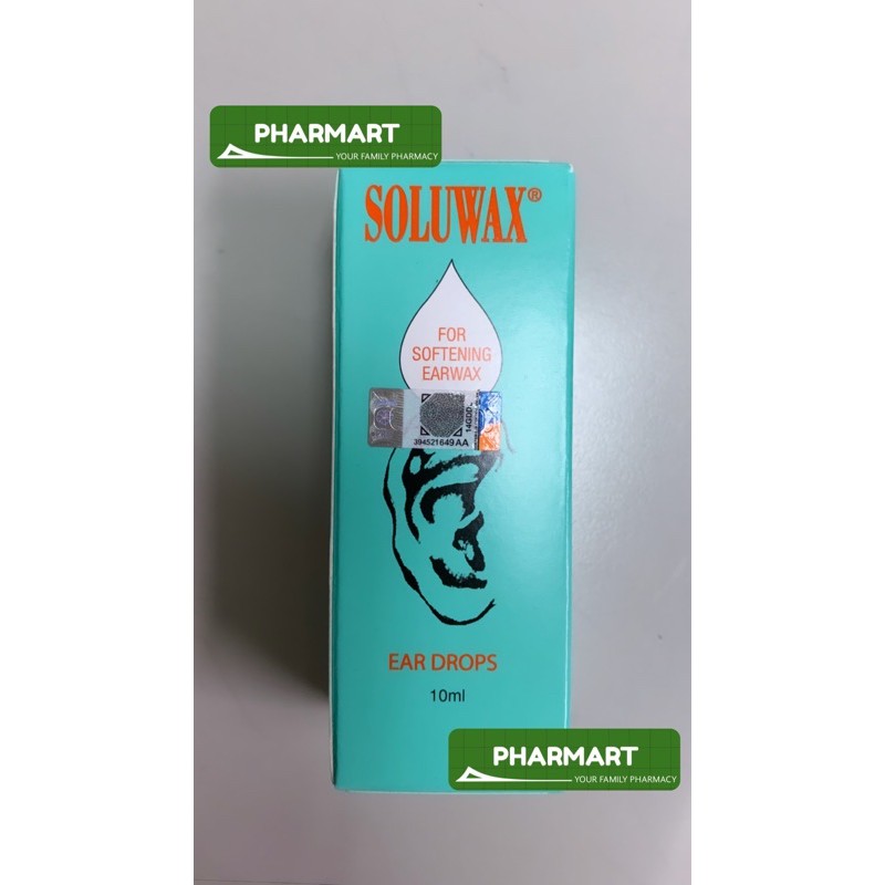 PHARMart SOLUWAX EAR DROPS 10ML [EXP 08/22] | Shopee Malaysia