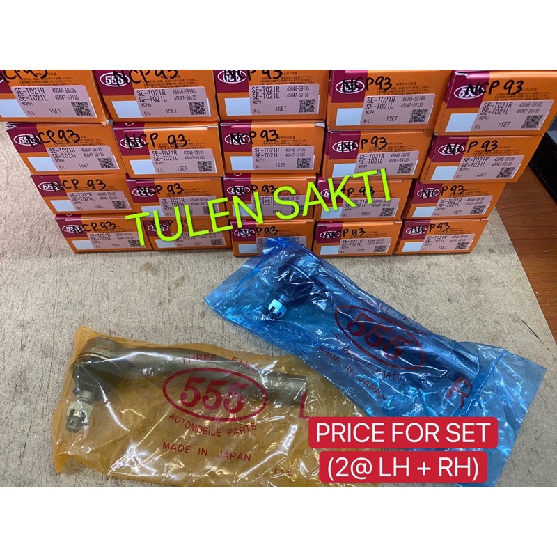 555 > TOYOTA VIOS NCP93 (2008-2013) PRIUS C HYBRID 1.5 NHP10 TIE ROD ...