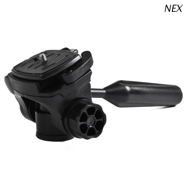 NEX Tripod Pan Head, 360° Rotation 90° Tilt 3-Dimensional Tripod Head ...