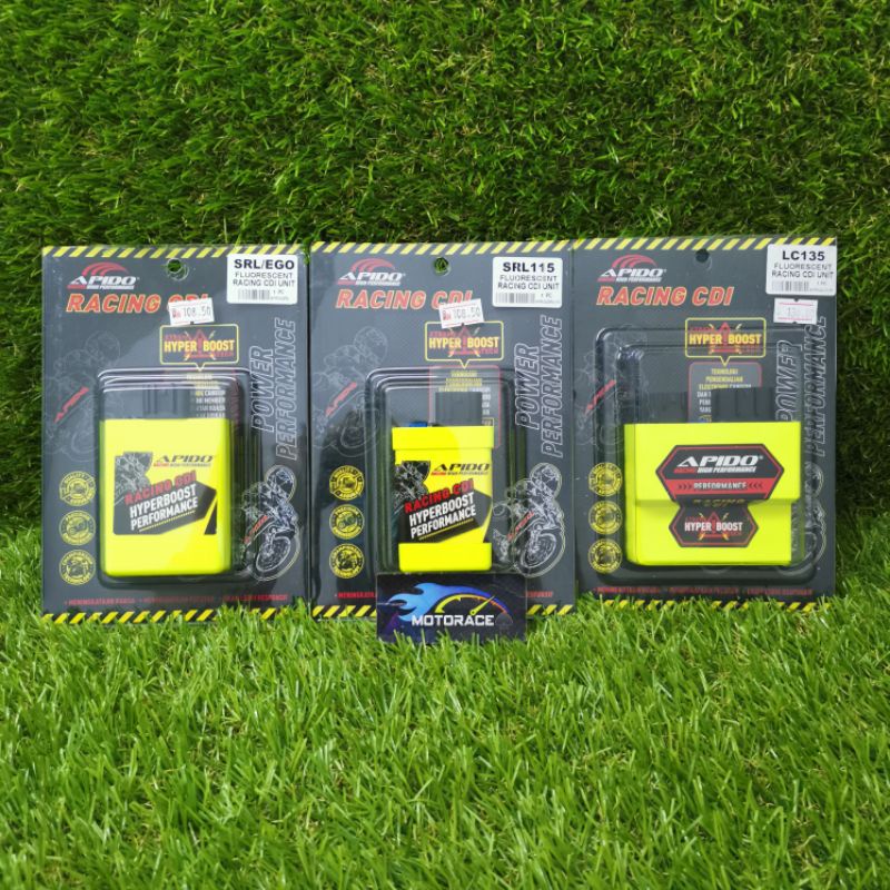 APIDO RACING FLUORESCENT CDI UNIT LC135 / SRL110 / EGO / SRL115 YAMAHA ...