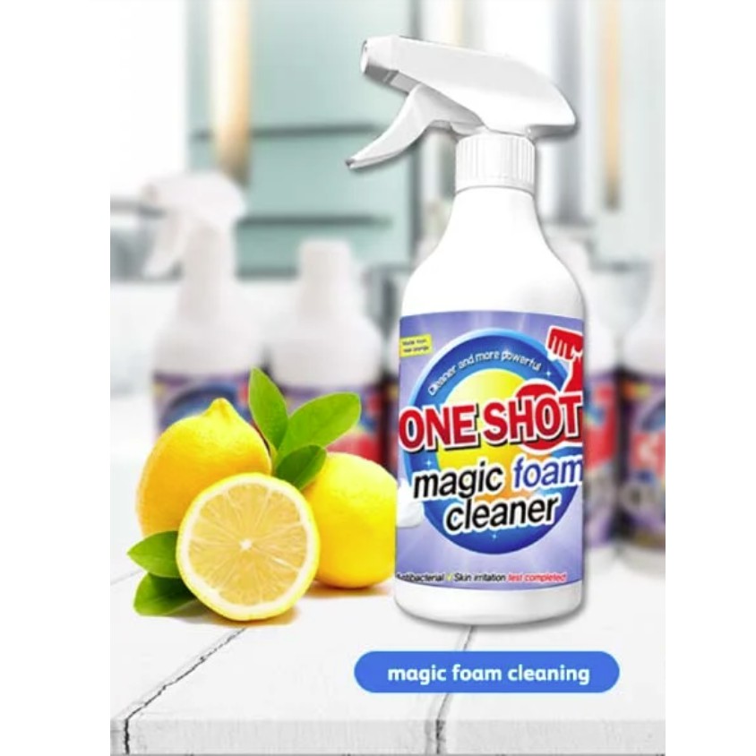 One Shot Magic Foam Multipurpose Cleaner (500ml) | Shopee Malaysia