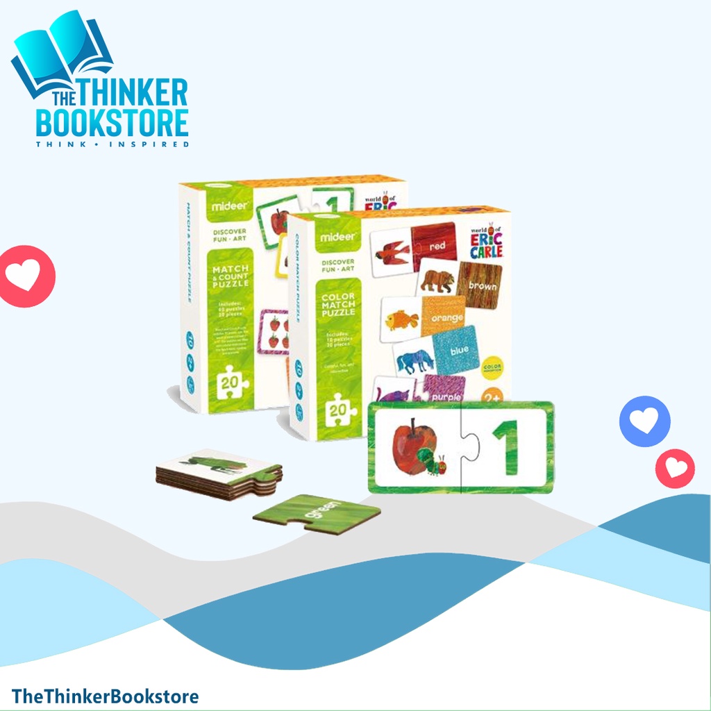 [Thinker] Eric Carle Color Match Puzzle | Shopee Malaysia