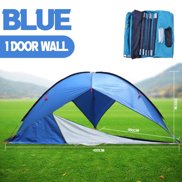 2/1 Door Hillman Flysheet Tent Tarp ultralarge 480x480x200CM waterproof ...