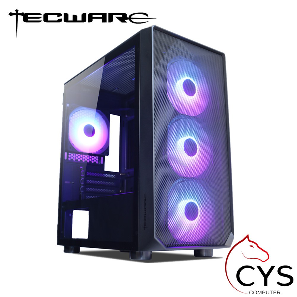 TECWARE FORGE M STEALTH / OMNI / ARGB EDITION MICRO ATX TG CASING ...