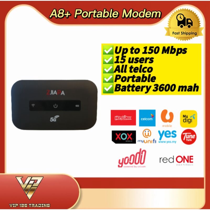 🇲🇾Modified Portable A8+ Modem Wifi 2022 NEW🇲🇾 Unlimited Data / Pocket ...