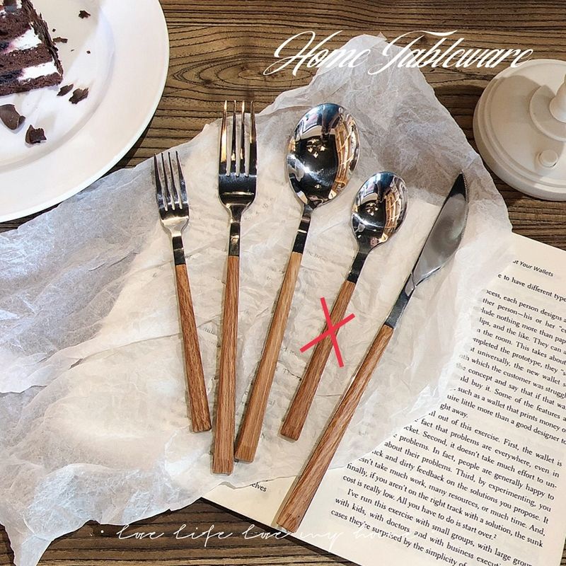 【Ready Stock】4 In 1 Set Ins Korean Style Spoon Stainless Steel ...