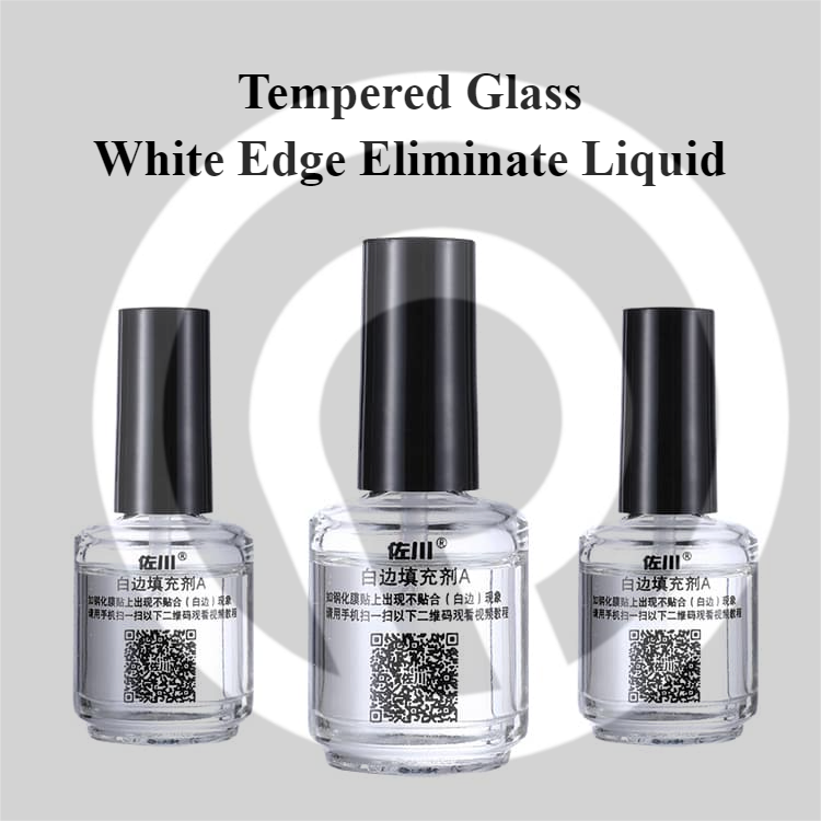 Tempered Glass White Edge Eliminate Liquid For Phone Arc Edge Model ...