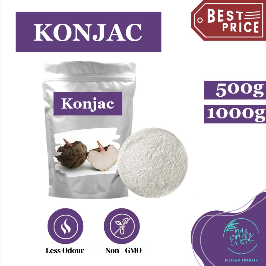 [Food Grade] Refine Konjac Powder Halal | Konnyaku | Glucomannan | Keto ...