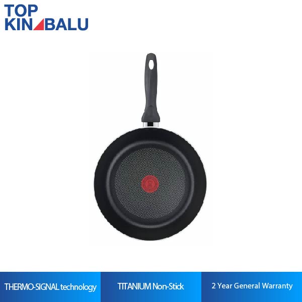 TEFAL 28CM COOK & CLEAN NON STICK DEEP FRYPAN B22506 | Shopee Malaysia