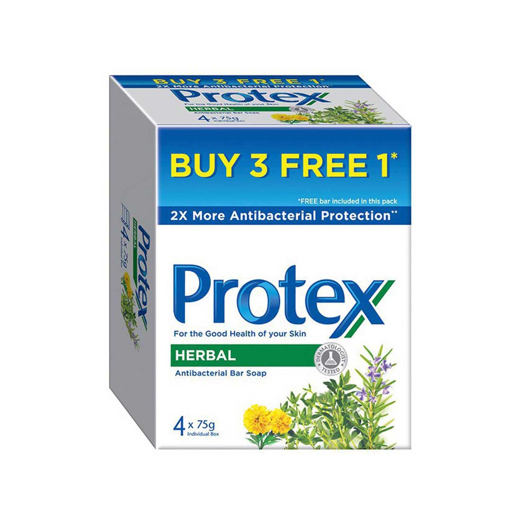 Protex Herbal AntiBacterial Bar Soap Valuepack Eliminates 99.9% ...