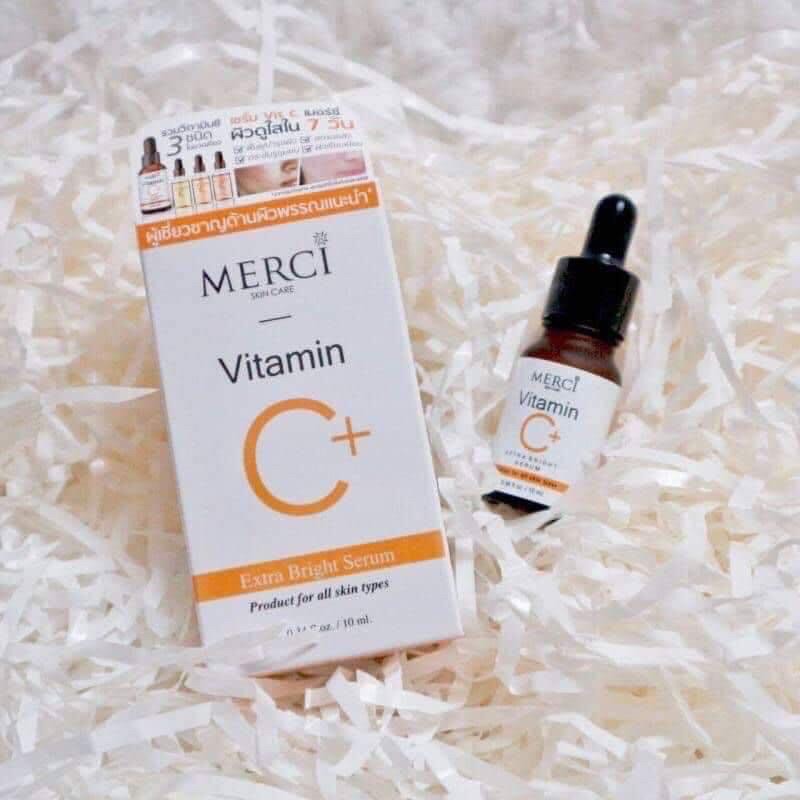 MERCI Vitamin C + Extra Bright Serum Mercy | Shopee Malaysia