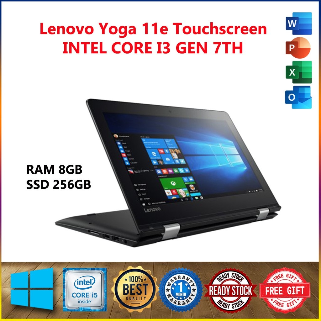 LENOVO THINKPAD YOGA 11E 4IN1 TOUCHSCREEN 7TH GEN - INTEL CORE I3[8GB ...