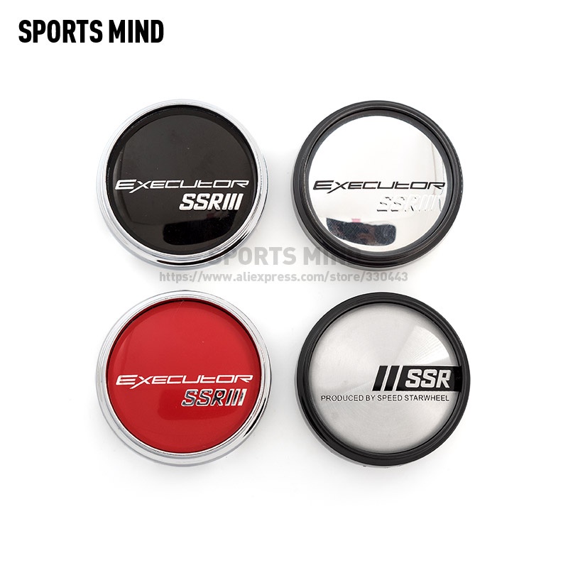 4PCS/lot 66MM Car Wheel Center Caps for SSR WHEEL Emblem Logo CE28 Rim ...