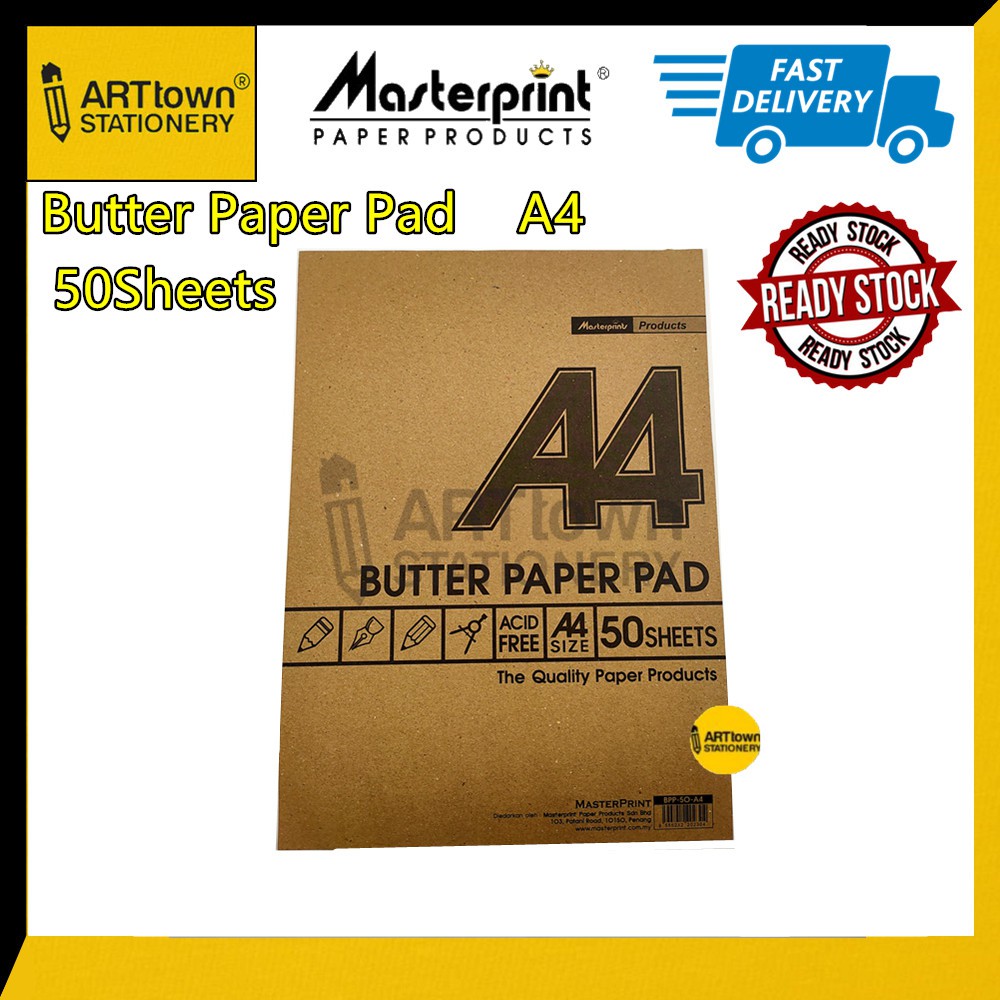 MasterPrint A4 & A3 Butter Paper Pad (Ready Stock) | Shopee Malaysia