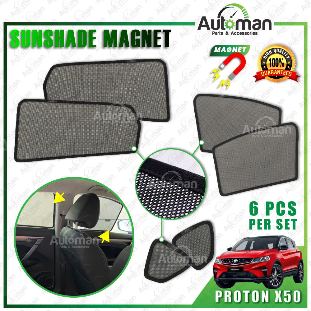 Proton X50 X-50 Magnetic Sun Shade Magnet Sunshade | Shopee Malaysia