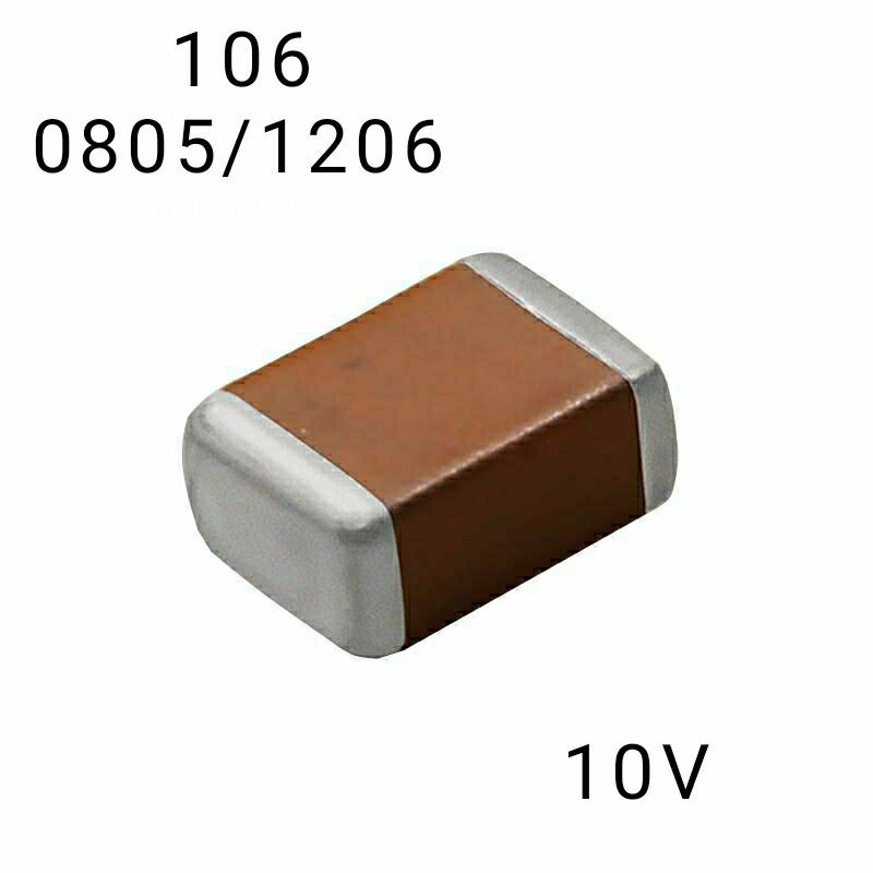 5pcs Smd Capacitor 106 10uF/10V(0805 & 1206) | Shopee Malaysia