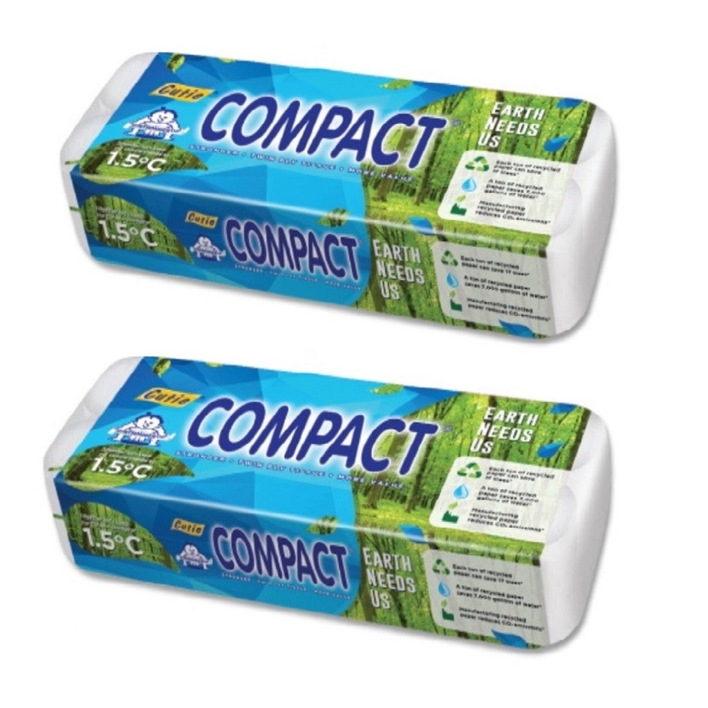 Cutie Compact Bathroom Tissue Cutie Compact Toilet Rolls 10rolls 2 ply | Shopee Malaysia