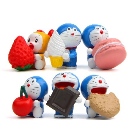 Garden Plant Landscape Miniature Figurines Cake Topper - Doraemon ...