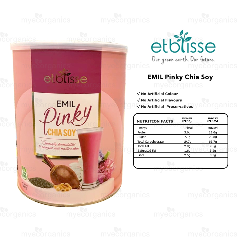 Etblisse Pinky Chia Soy 800gm | Shopee Malaysia