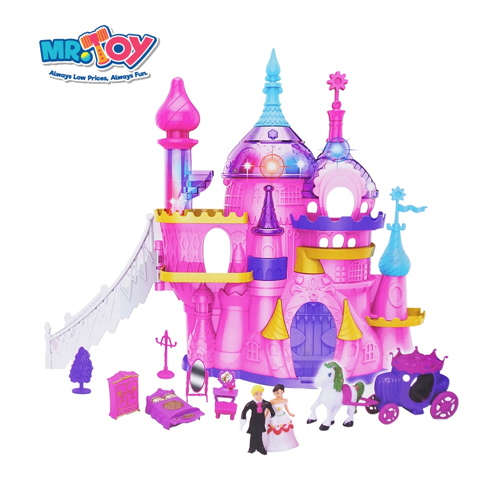 (MR.TOY) My Castle with Lighting and Music Playset | Shopee Malaysia