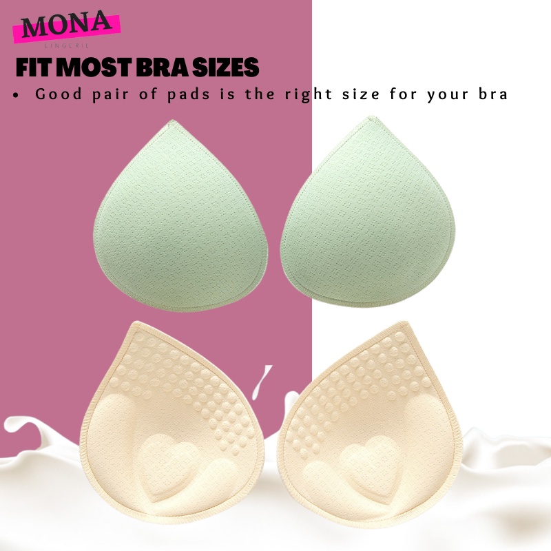 Bra Pad Inserts Latex Foam Paddings Push Up Bra Thick Pad Multiple Use ...