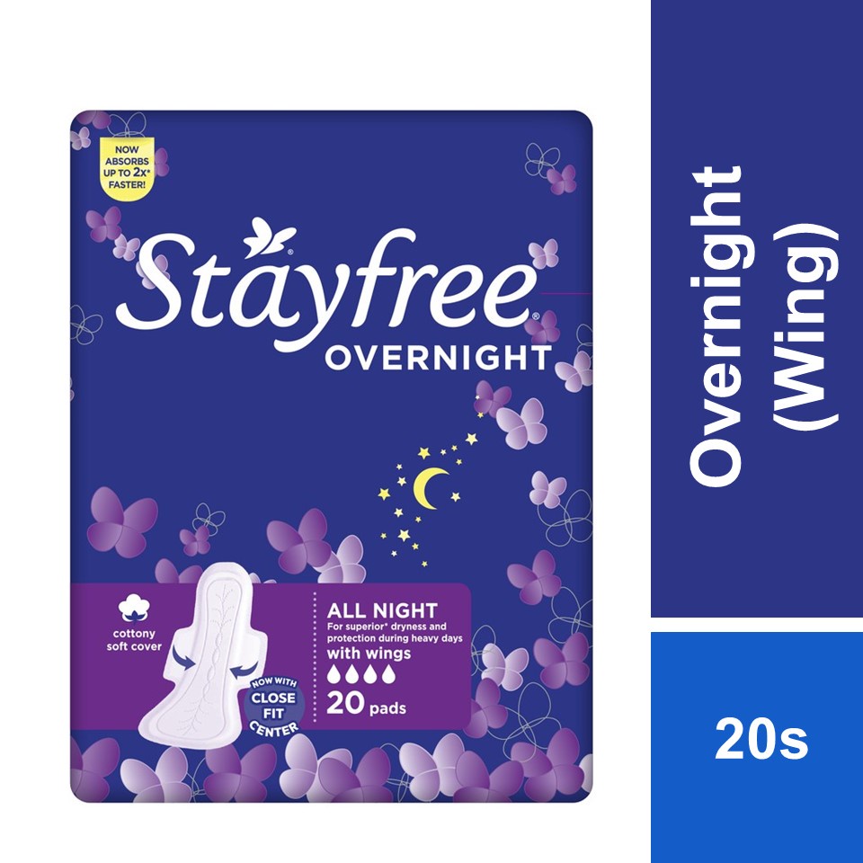 Stayfree Overnight Long 20s | Shopee Malaysia
