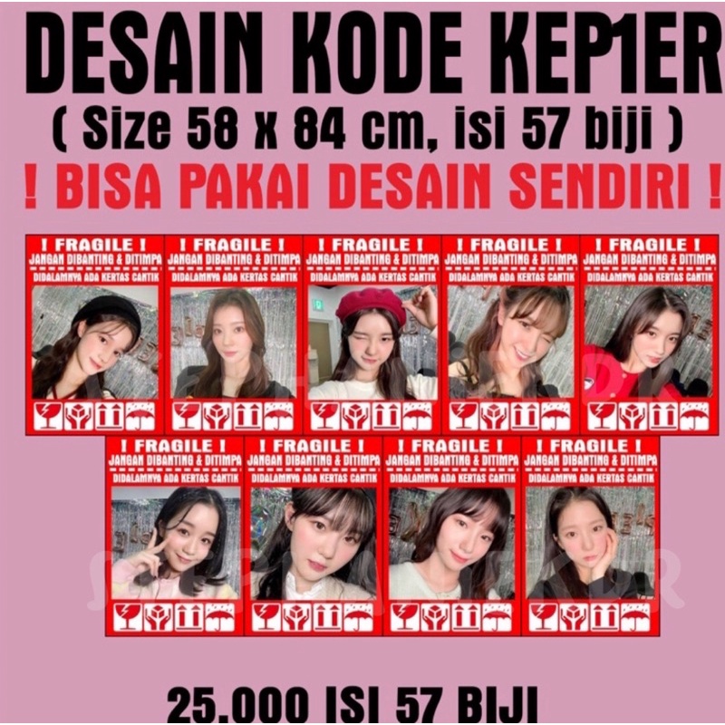 Print Sticker fragile Contents 57pcs Package kpop nct dream wayv ...