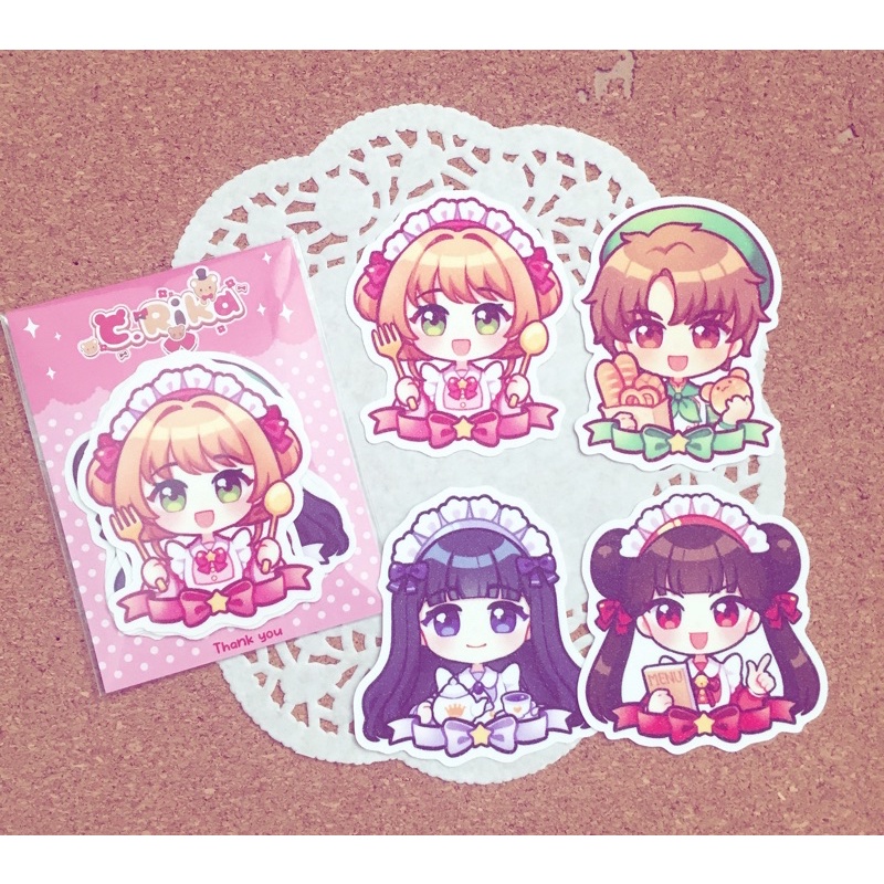 Sakura Cardcaptor Glitter Sticker (4 Patterns) | Shopee Malaysia